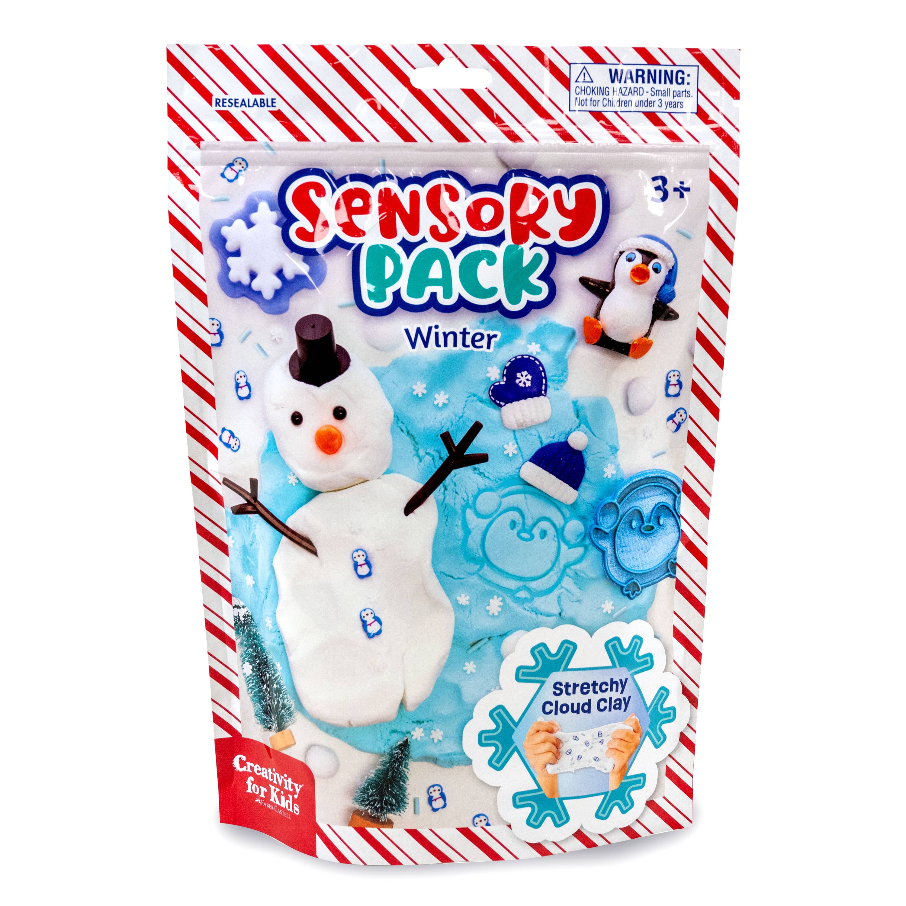 Snowman Cloud Clay Sensory Play Kit – Little Sprouts