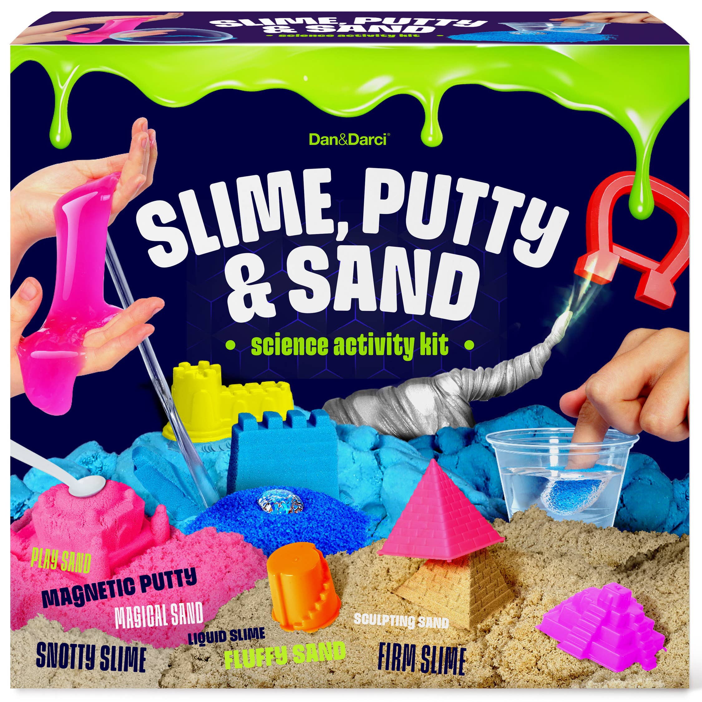 Slime, Putty & Sand Sensory Science Kit – Little Sprouts